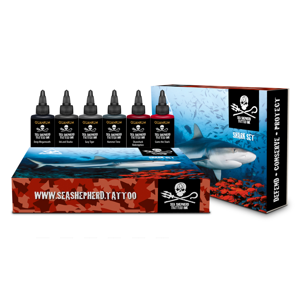 New Sea Shepherd Tattoo Ink sets - SEA SHEPHERD Tattoo